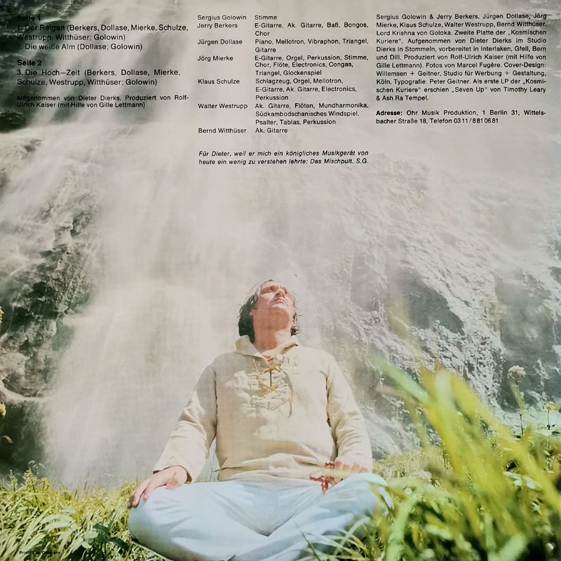 Sergius Golowin • Lord Krishna Von Goloka: Rare DE LP '73