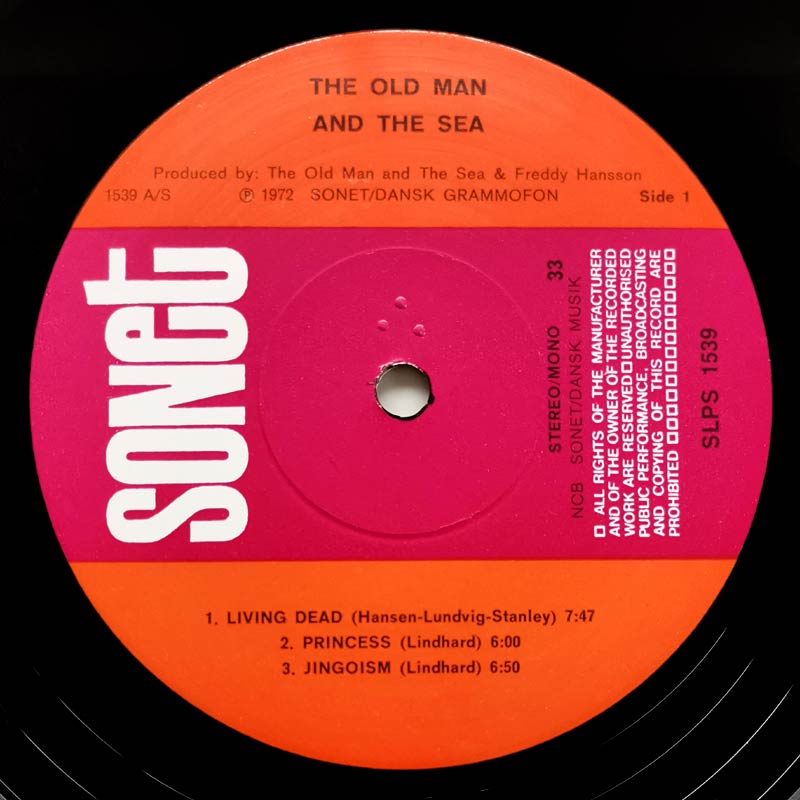 The Old Man And The Sea • Old Man And The Sea: Rare DK LP 72